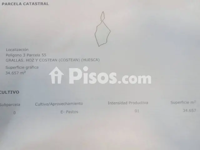 Terreno en venta en Hoz y Costeán en Hoz y Costeán por 11.850