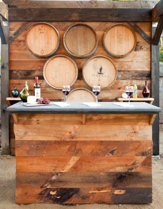 Cómo hacer una barra de bar en el jardín. 20 bares de exterior