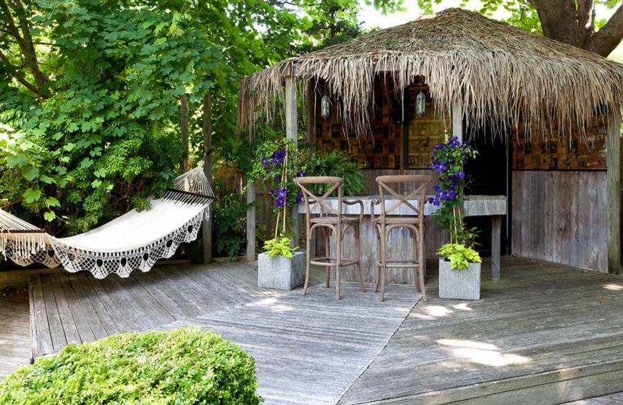 Cómo hacer una barra de bar en el jardín. 20 bares de exterior