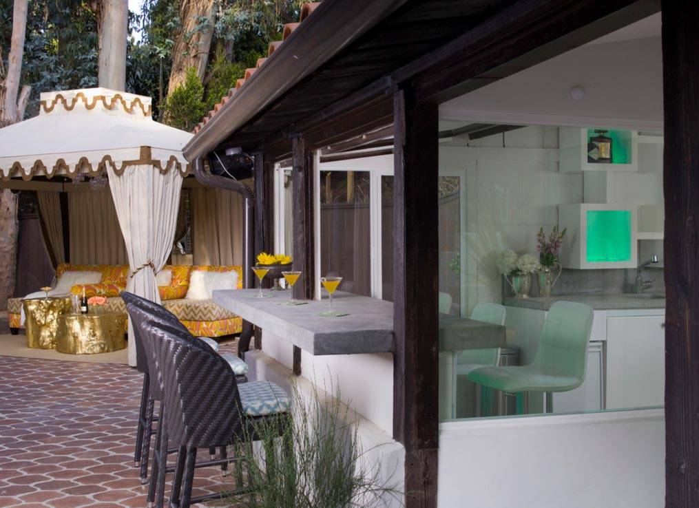 Cómo hacer una barra de bar en el jardín. 20 bares de exterior