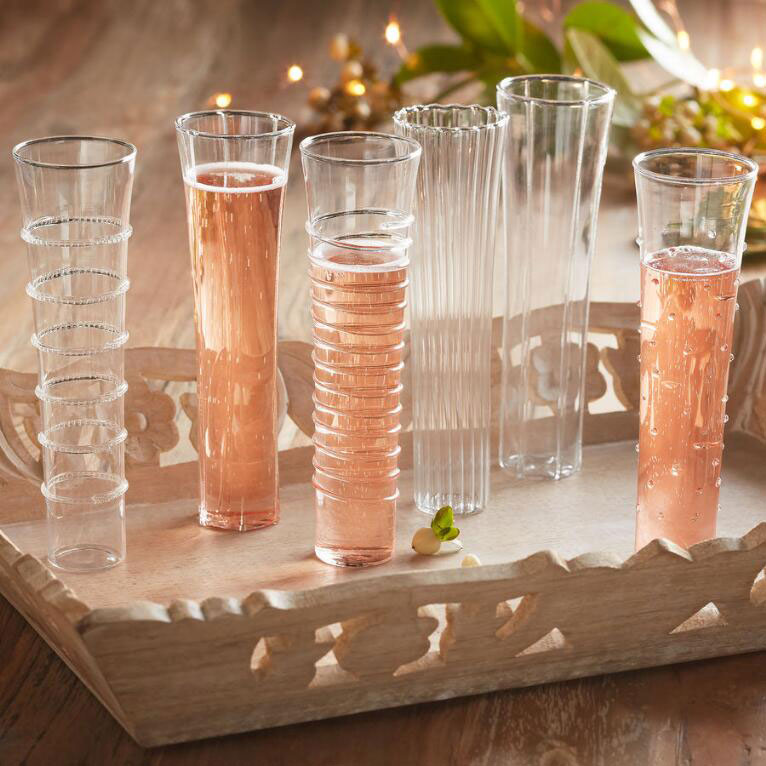 Copas para brindar en Nochevieja y celebrar el fin de año