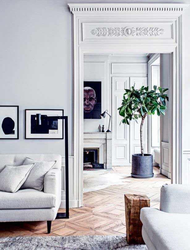 Paredes con molduras: ideas para poner molduras decorativas