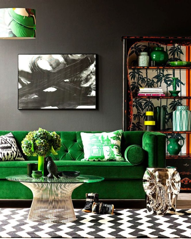 Decorar con verde y negro, un dúo ganador - pisosblog - pisos.com