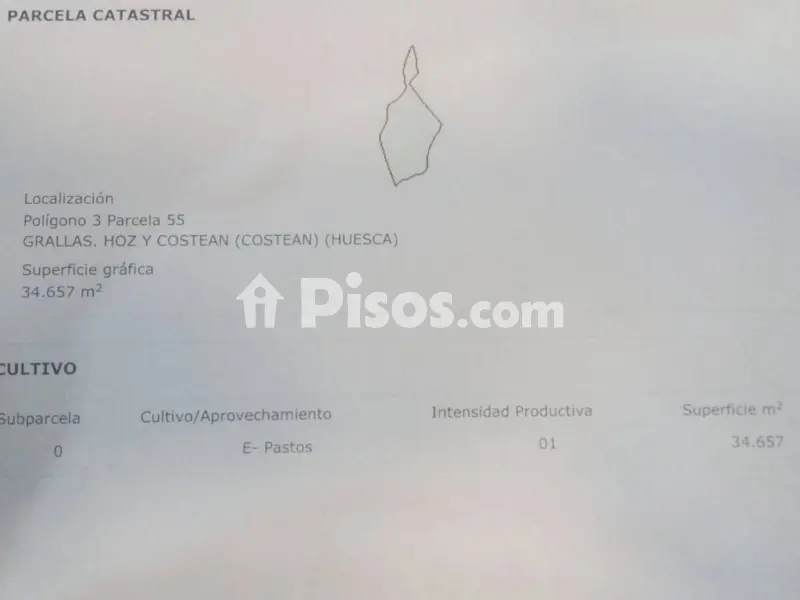Terreno en venta en Hoz y Costeán en Hoz y Costeán por 11.850