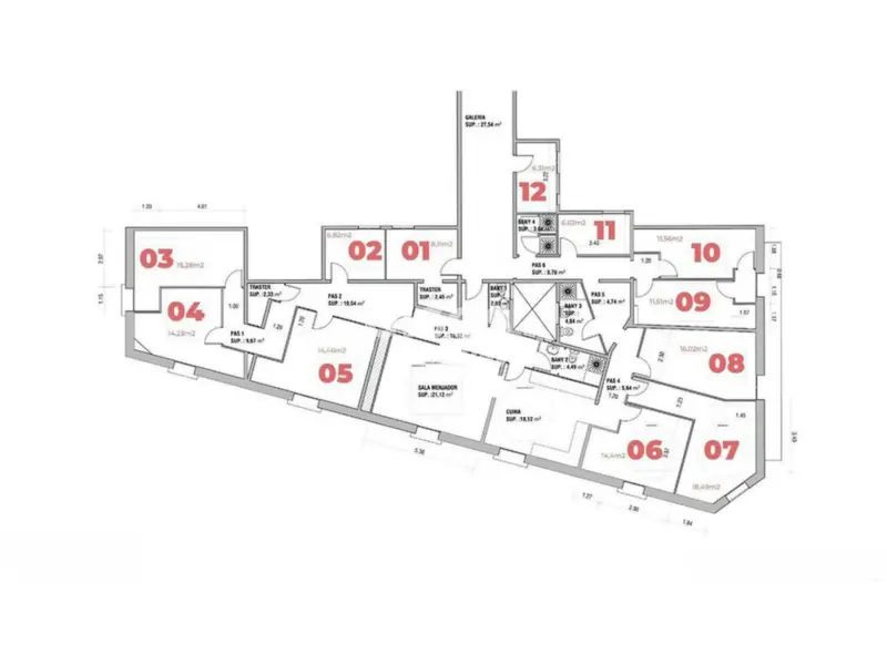 Habitación en alquiler en El Barri Gòtic en El Barri Gòtic por 824 €/mes